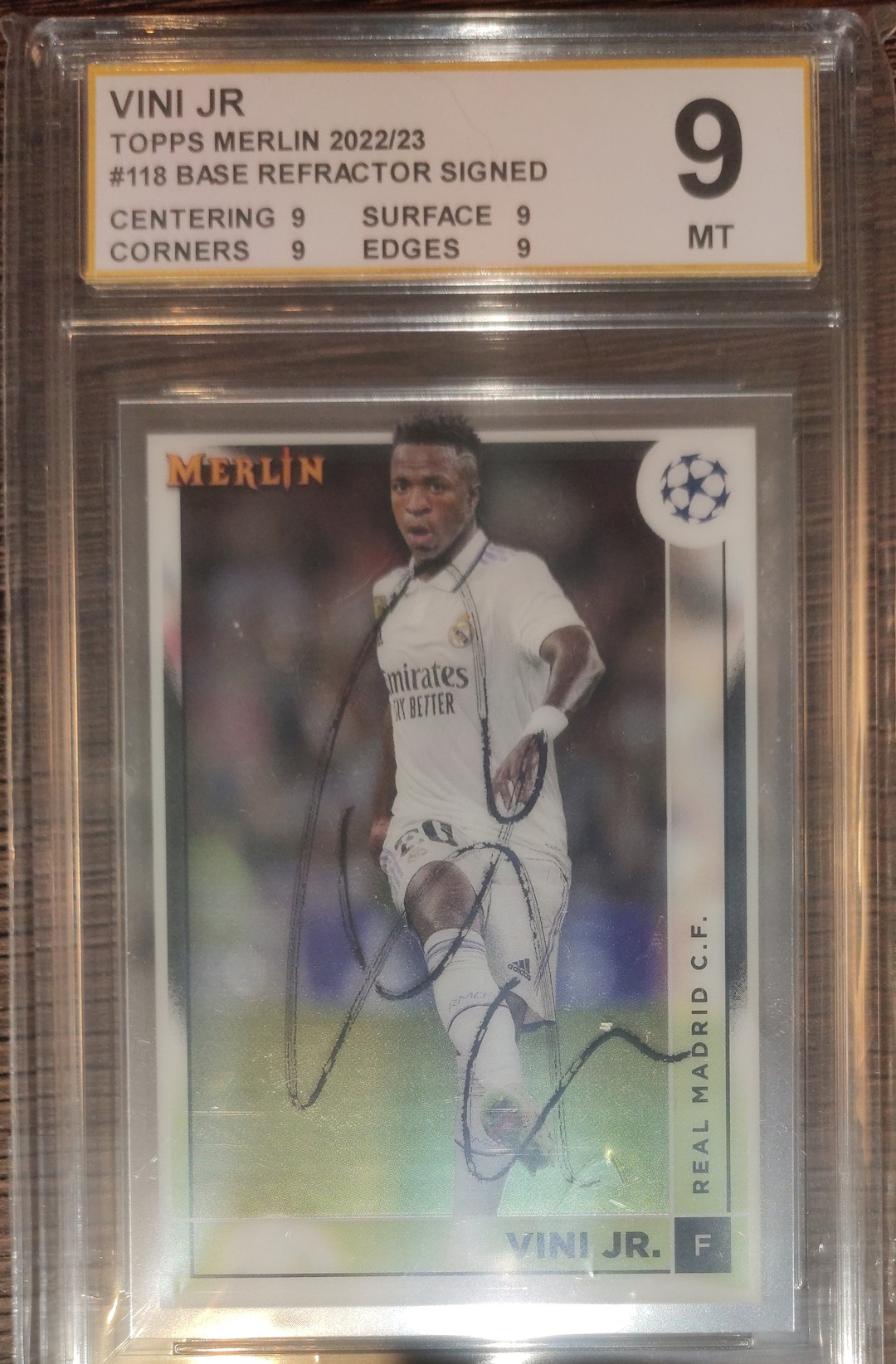 Vinicius Junior Autograph Hand Signed Card Mint - Etsy