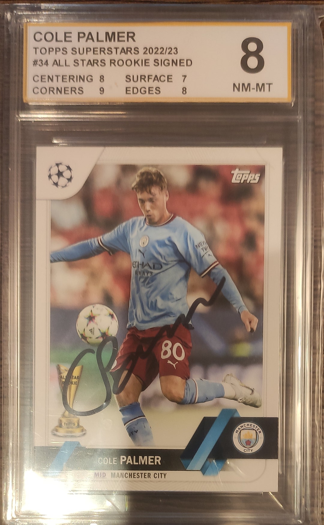 Cole Palmer Autograph Hand Signed Card - Etsy