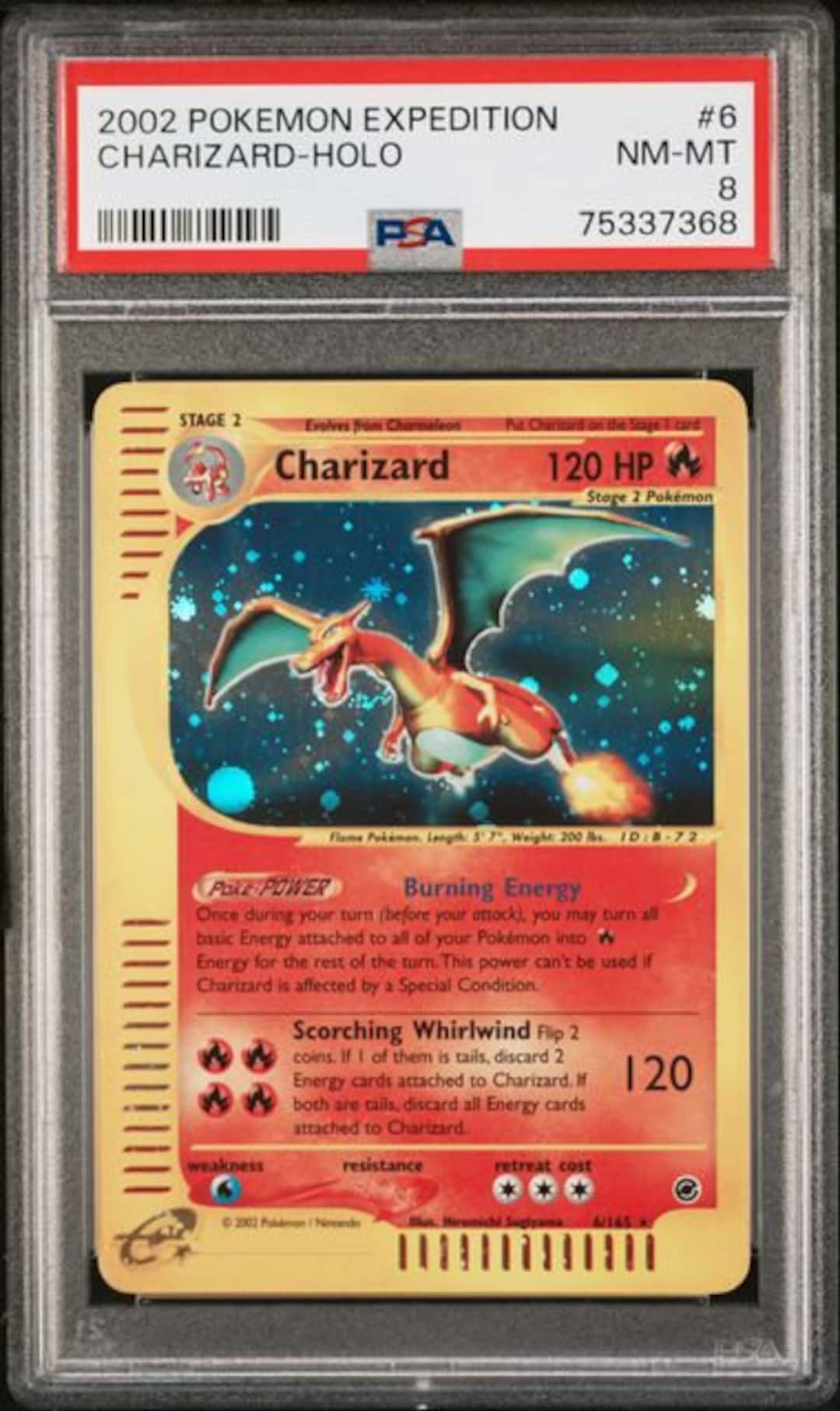 PSA 10 2002 Pokémon Expedition Charizard Holo - Etsy