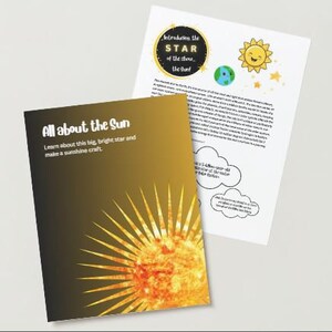 All About the Sun Activity for Kids - Etsy