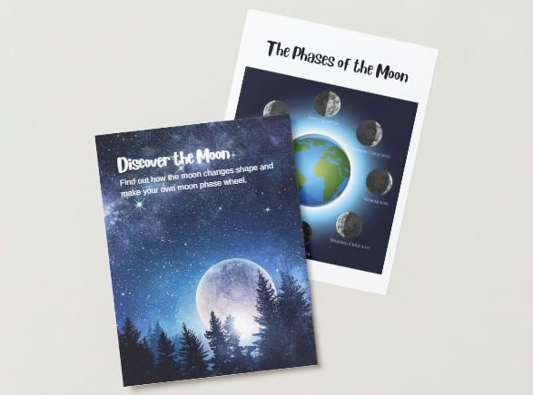 Discover the Moon Activity Packet for Kids - Etsy