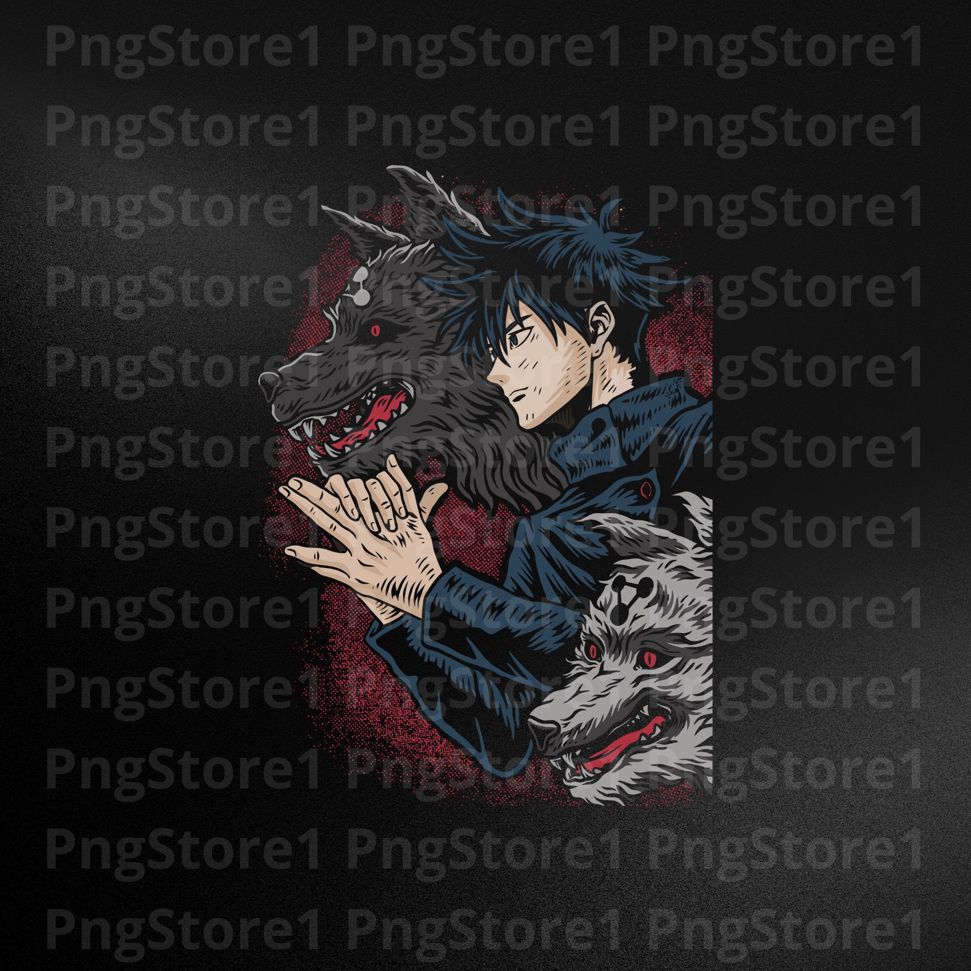JJK Png, JJK Digital Download, Anime Mockups, Png T-shirts, Unique ...