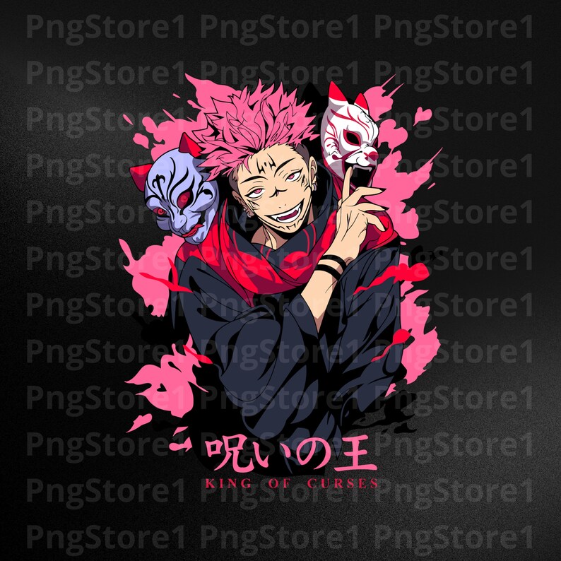 JJK Png, JJK Digital Download, Anime Mockups, Png T-shirts, Unique ...