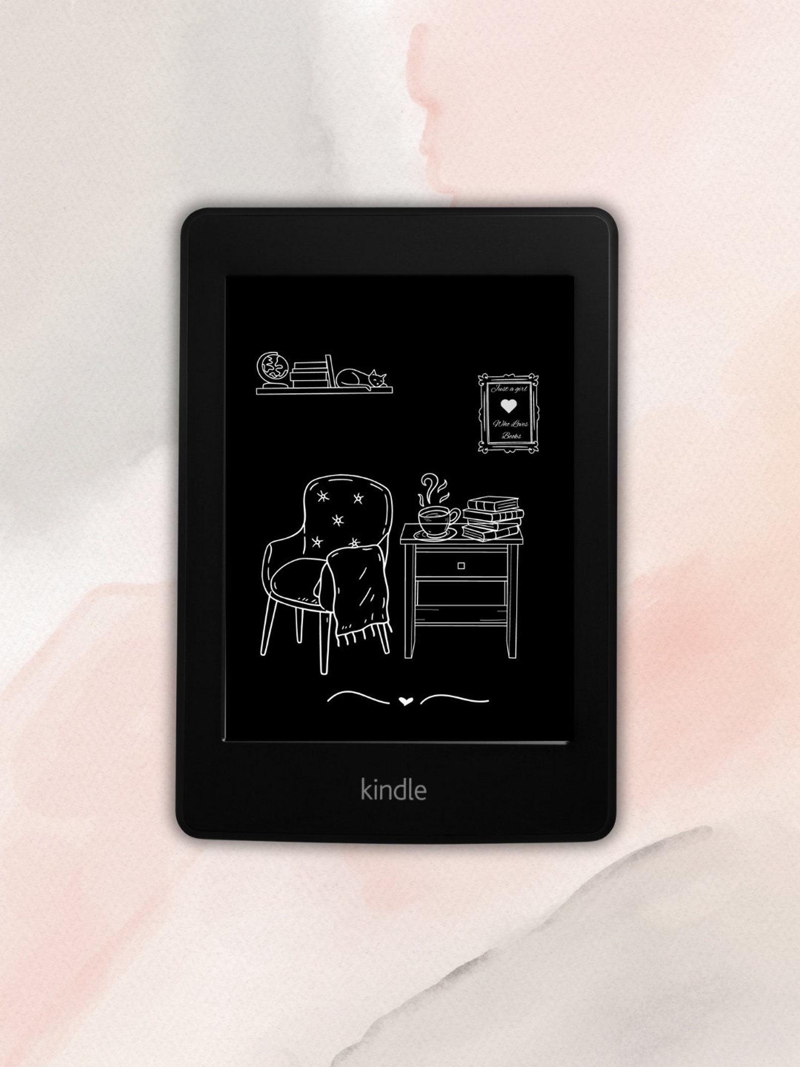 Kindle Lock Screen | Kindle Book Cover | Cozy Reading | Screensaver ...