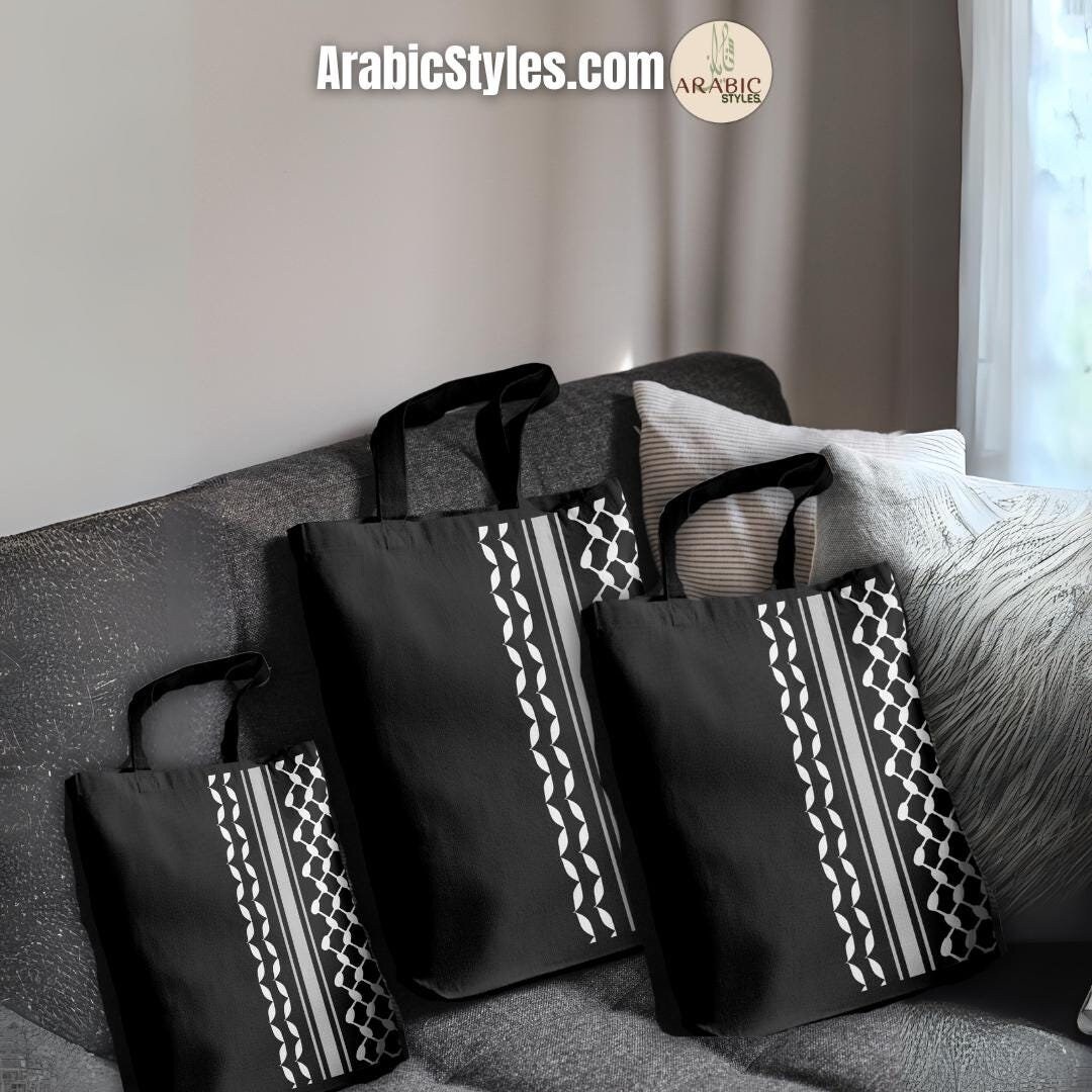 Palestinian Kufiyah Tote Bag Free Palestine Tote Stand With Palestine ...