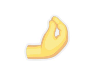 Italian Hand Gesture “ma Che Vuoi?” Cut Vinyl Decals, Fun Stickers, Car ...