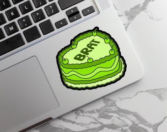 Proud Brat Sticker, Brat Summer Laptop Sticker, Trendy Waterproof ...
