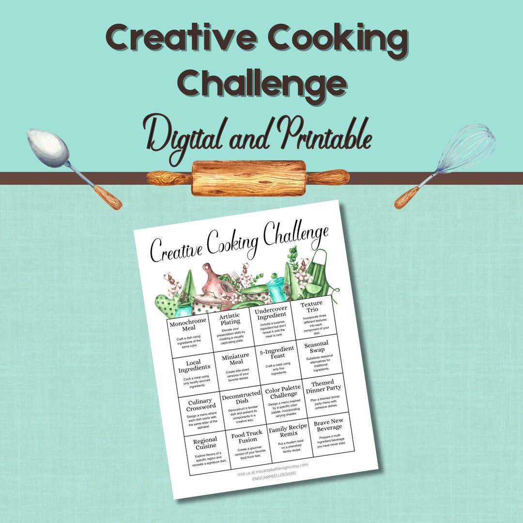 Creative Cooking Challenge - Etsy