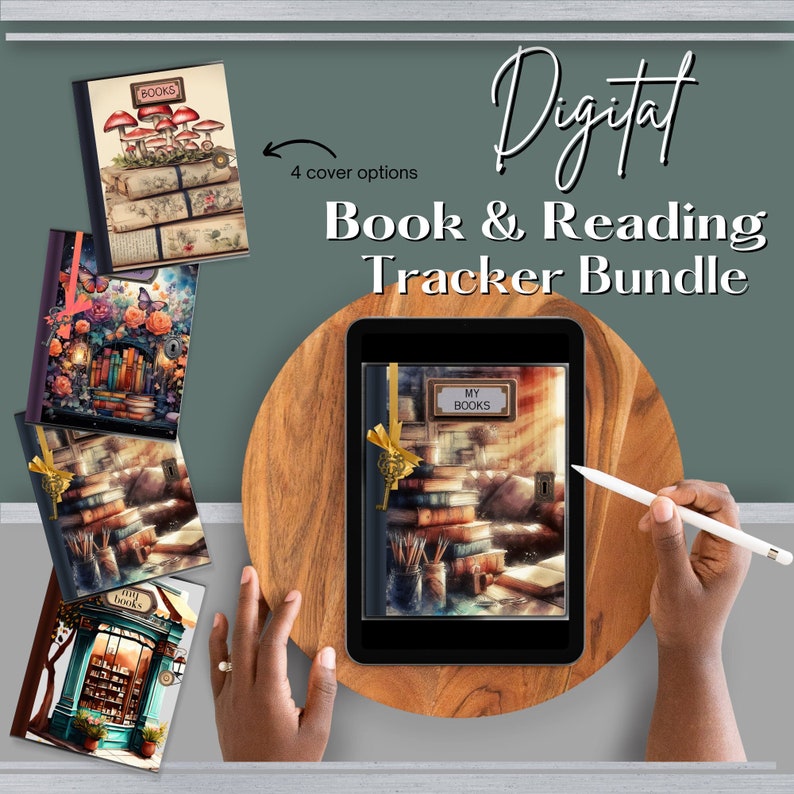 Book & Reading Tracker Bundle - Etsy