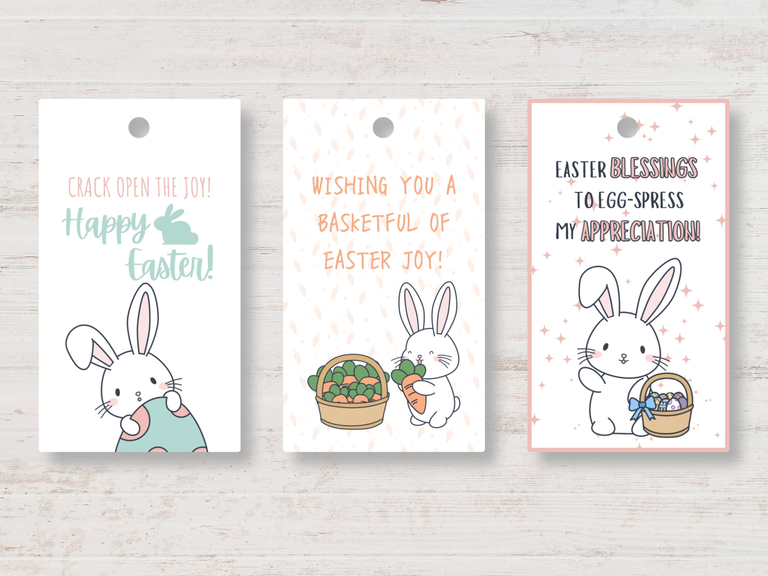 Printable Gift Tags, Printable Tags, Printable Easter Gift Tags, Easter ...