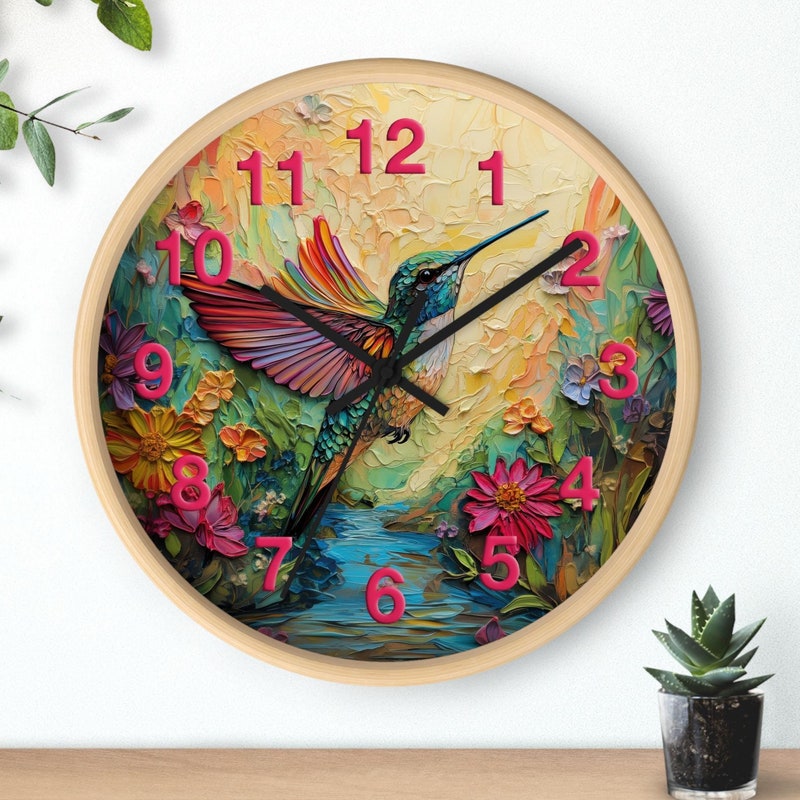 Birds Wall Clock - Etsy