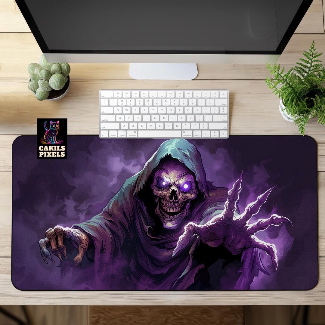 Shadow Reaper Desk Mat, Grim Reaper Mousepad, Horror Desk Decor ...