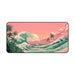 Green Wave Desk Mat, Japanese Great Wave Mouse Pad, Kawaii Wave ...
