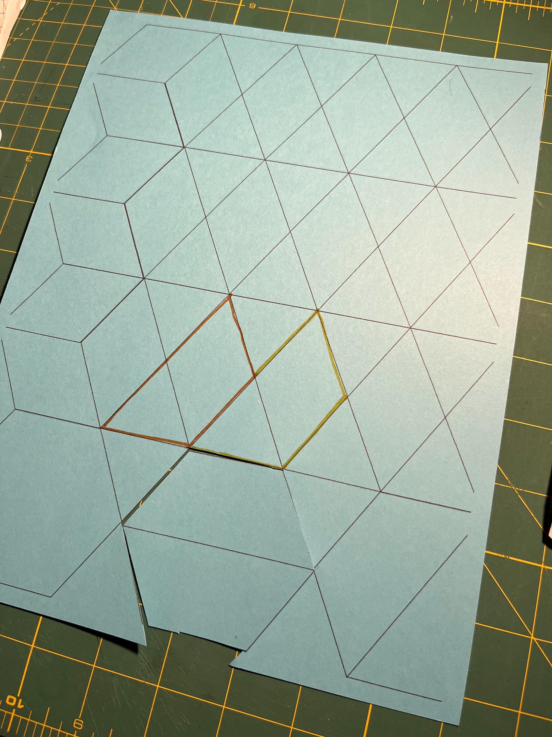 PDF Bouquet of Flowers EPP Table Topper Pattern (by Belinda) With ...