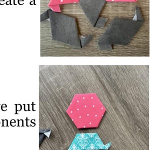 PDF Bouquet of Flowers EPP Table Topper Pattern (by Belinda) With Printable Pieces - Etsy