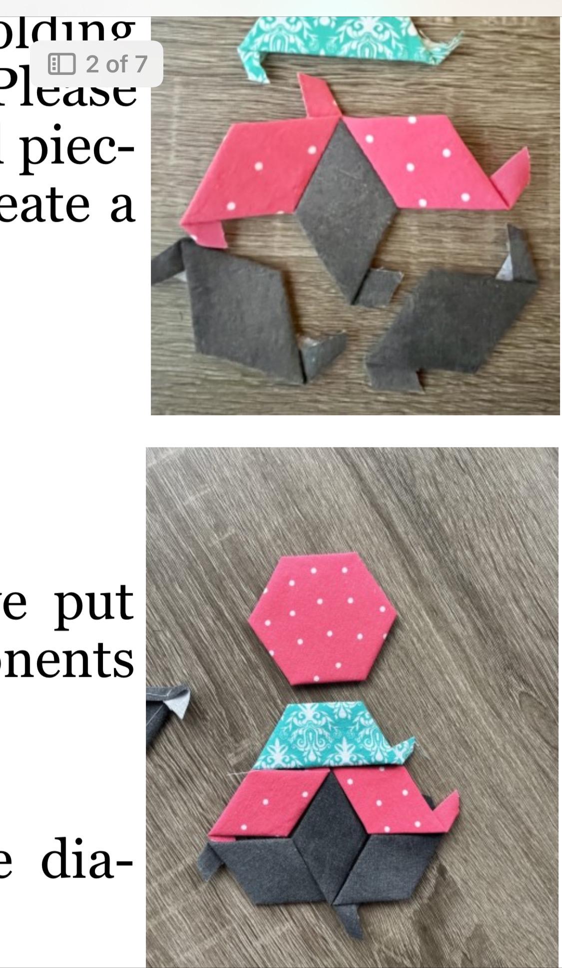 PDF Bouquet of Flowers EPP Table Topper Pattern (by Belinda) With ...