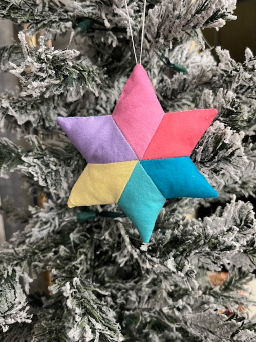 Rainbow Star EPP Ornament for Any Holiday or Theme - Etsy