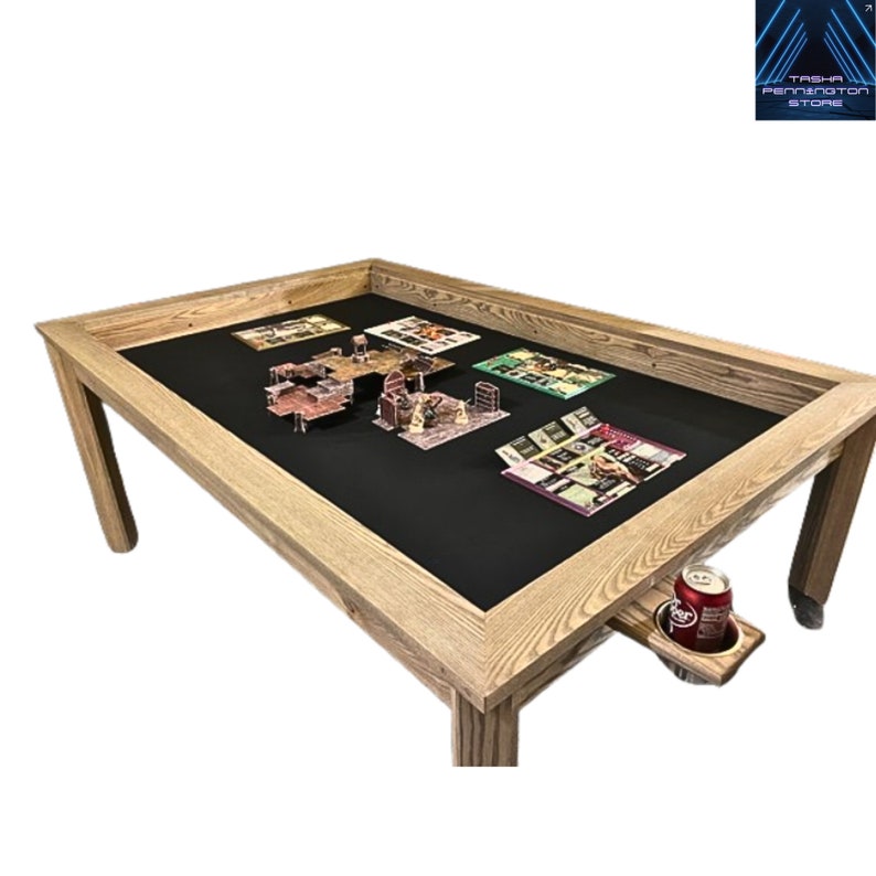 The Classic Hero. Game Table With a Vault. Personalized Card and Board ...