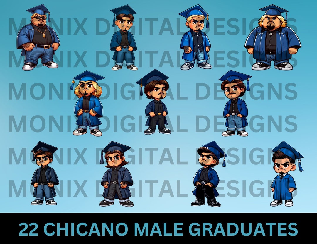 Graduado Chicano PNG, Educated Latino Graduation, Shirts, UV DTF, Iron ...