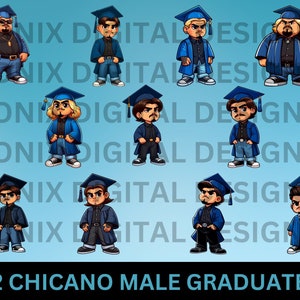Graduado Chicano PNG, Educated Latino Graduation, Shirts, UV DTF, Iron ...