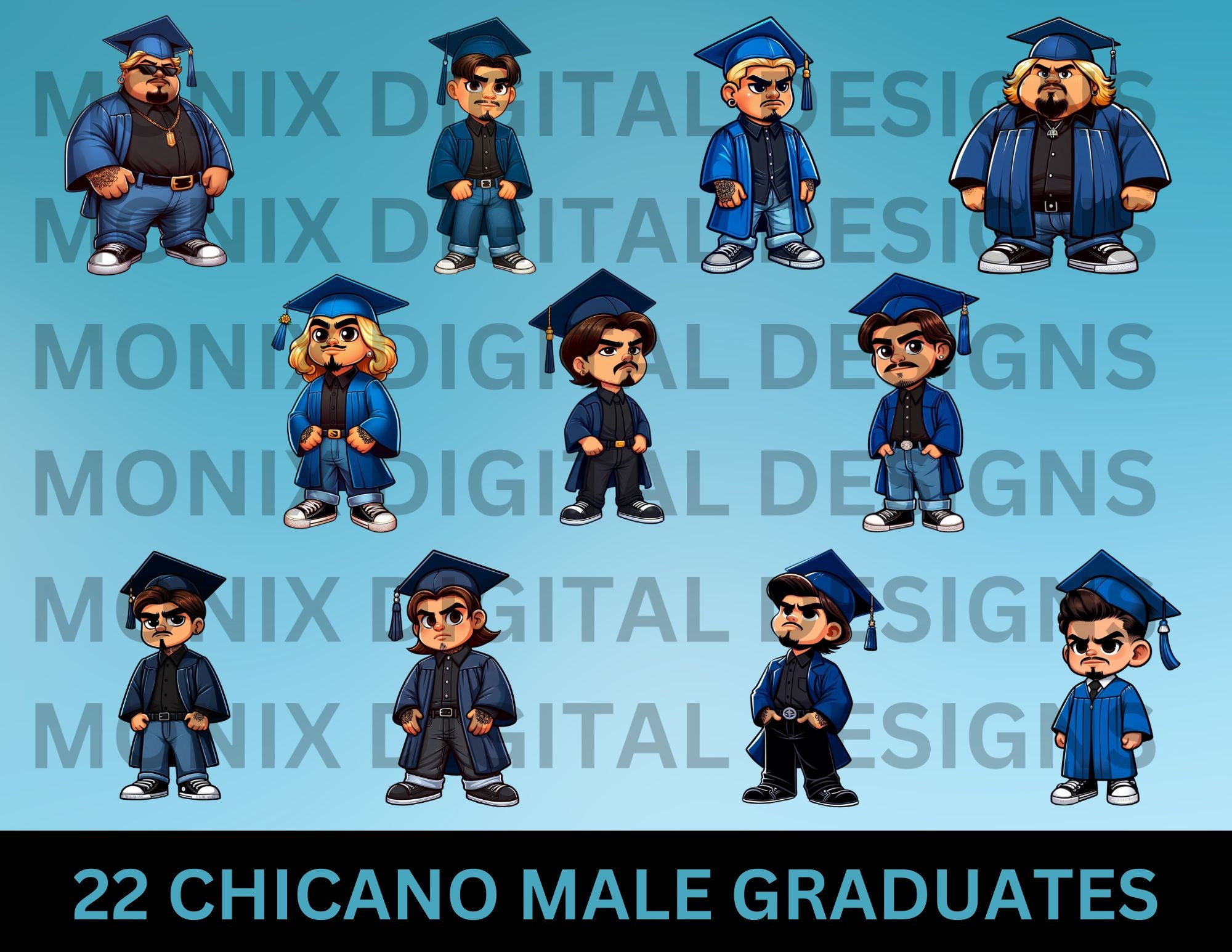 Graduado Chicano PNG, Educated Latino Graduation, Shirts, UV DTF, Iron ...