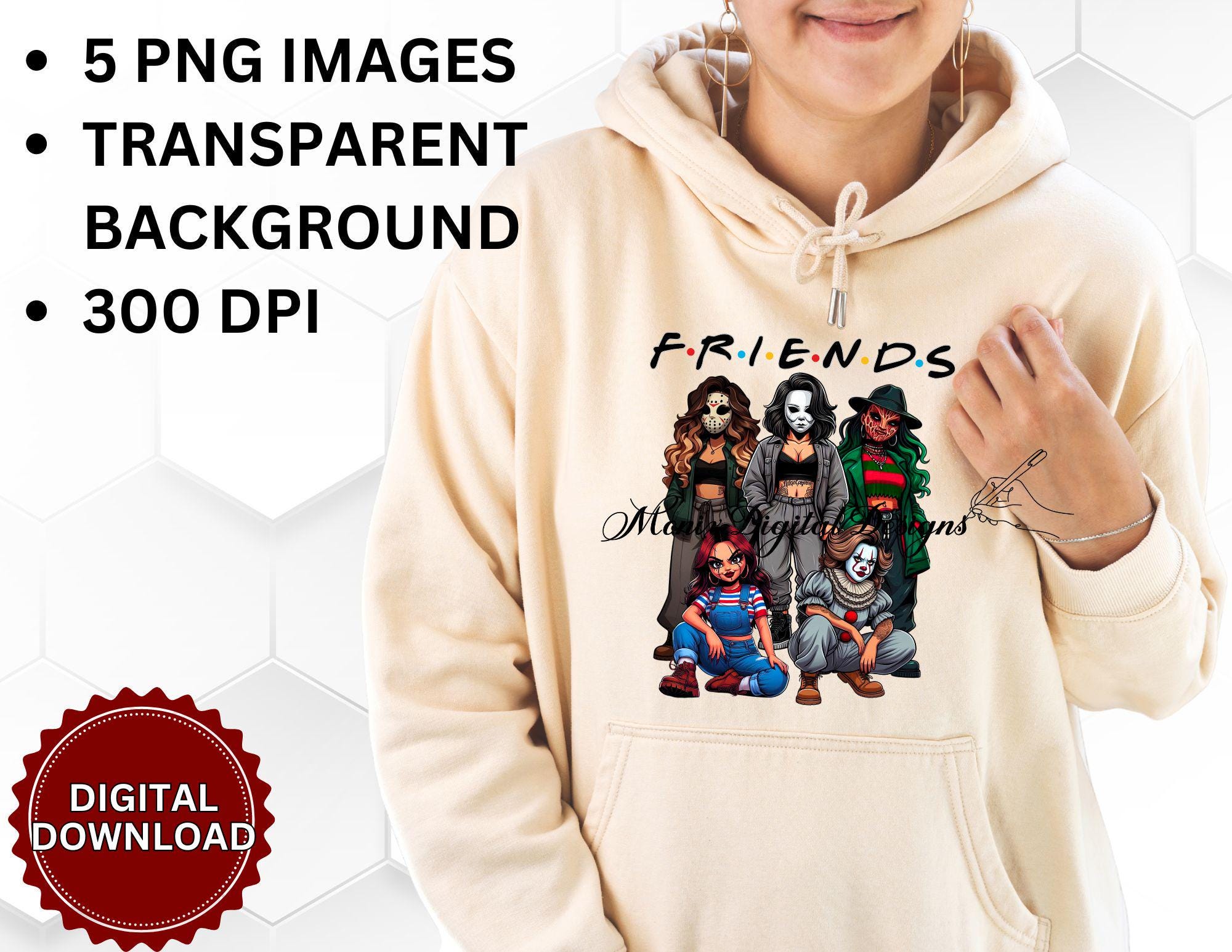 Comadre Crew Horror Movie Png, Girls Movie Killer, Spooky Moms Club Png ...