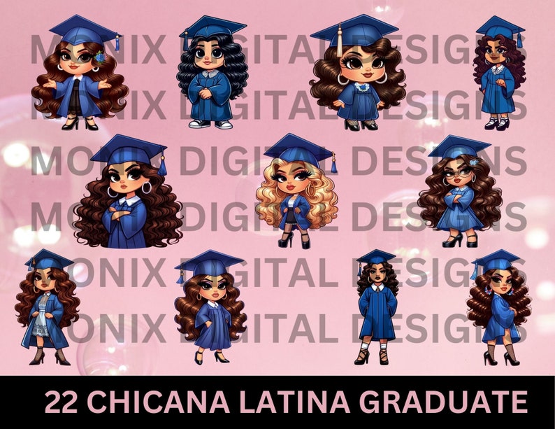 Graduada Chicana PNG, Educated Latina Graduation, Shirts, UV DTF, Iron ...