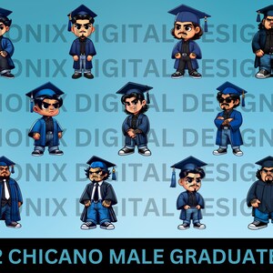 Graduado Chicano PNG, Educated Latino Graduation, Shirts, UV DTF, Iron ...