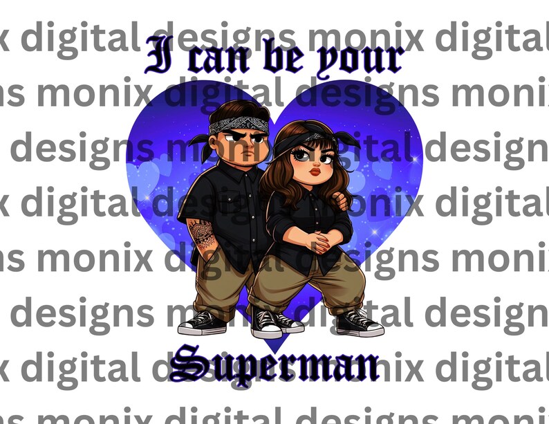 Chicano Cholo Valentines Day Love Couples PNG File, Old School, Love ...