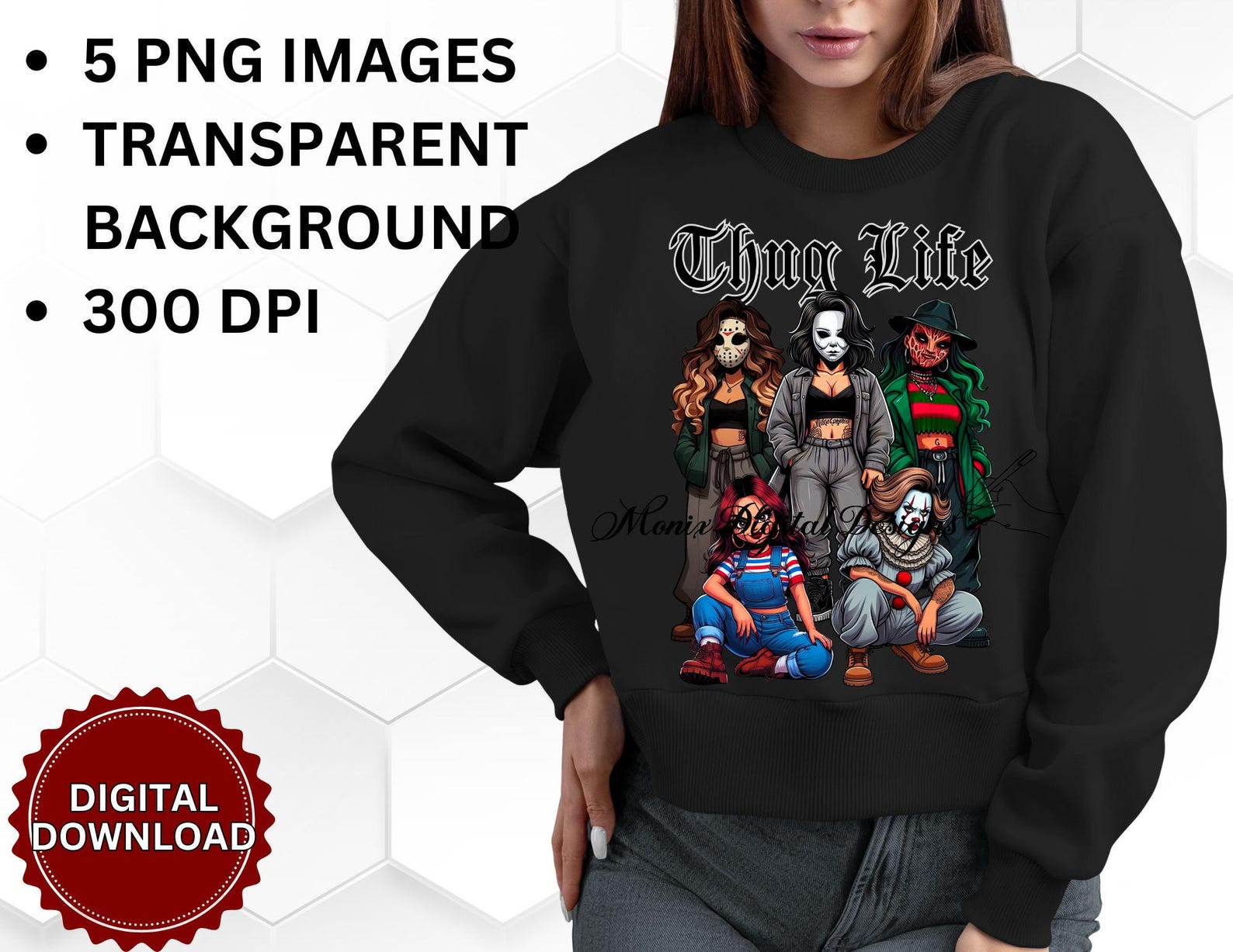 Comadre Crew Horror Movie Png, Girls Movie Killer, Spooky Moms Club Png ...