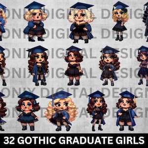 Gothic Graduation Graduates, PNG, Shirts, UV DTF, Iron on Print ...