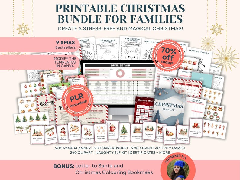 Printable Christmas Bundle for Families, Family Christmas Activities ...