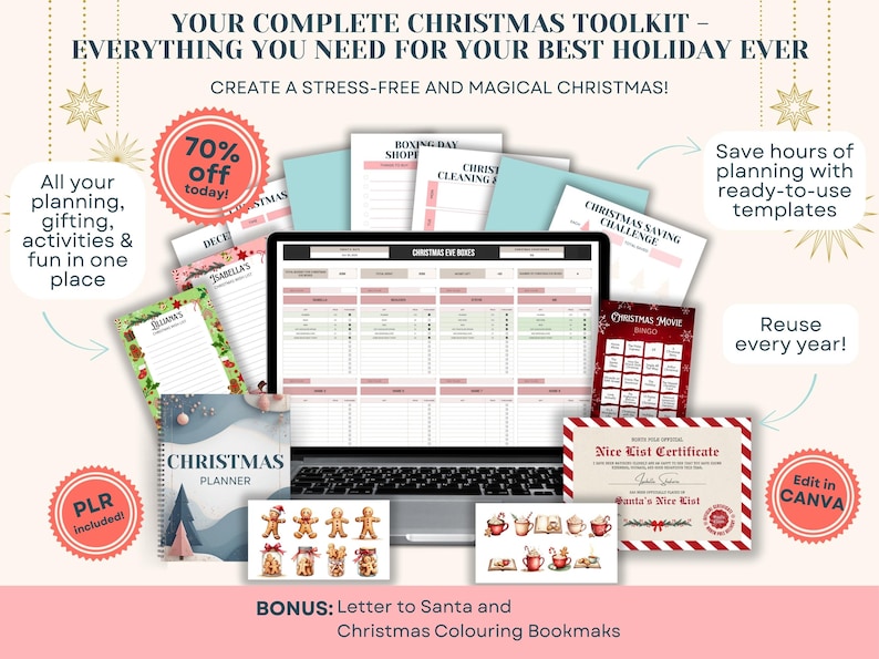 Printable Christmas Bundle for Families, Family Christmas Activities ...