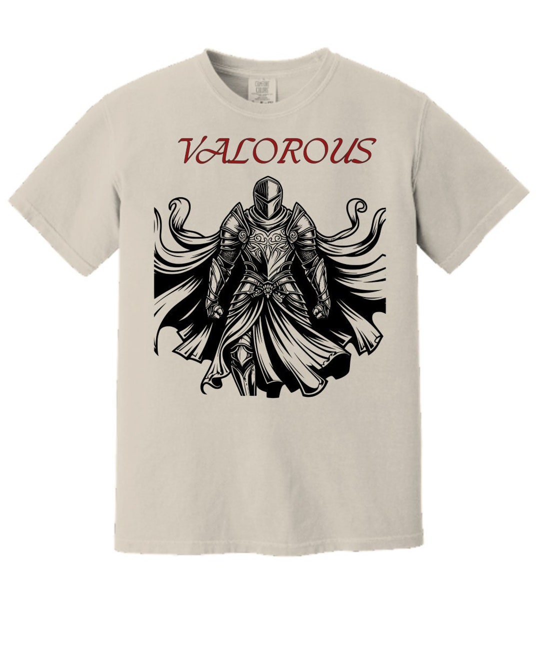 Comfort Classic Tee Shirt With Valorous Knight Art is a Great Gift for ...