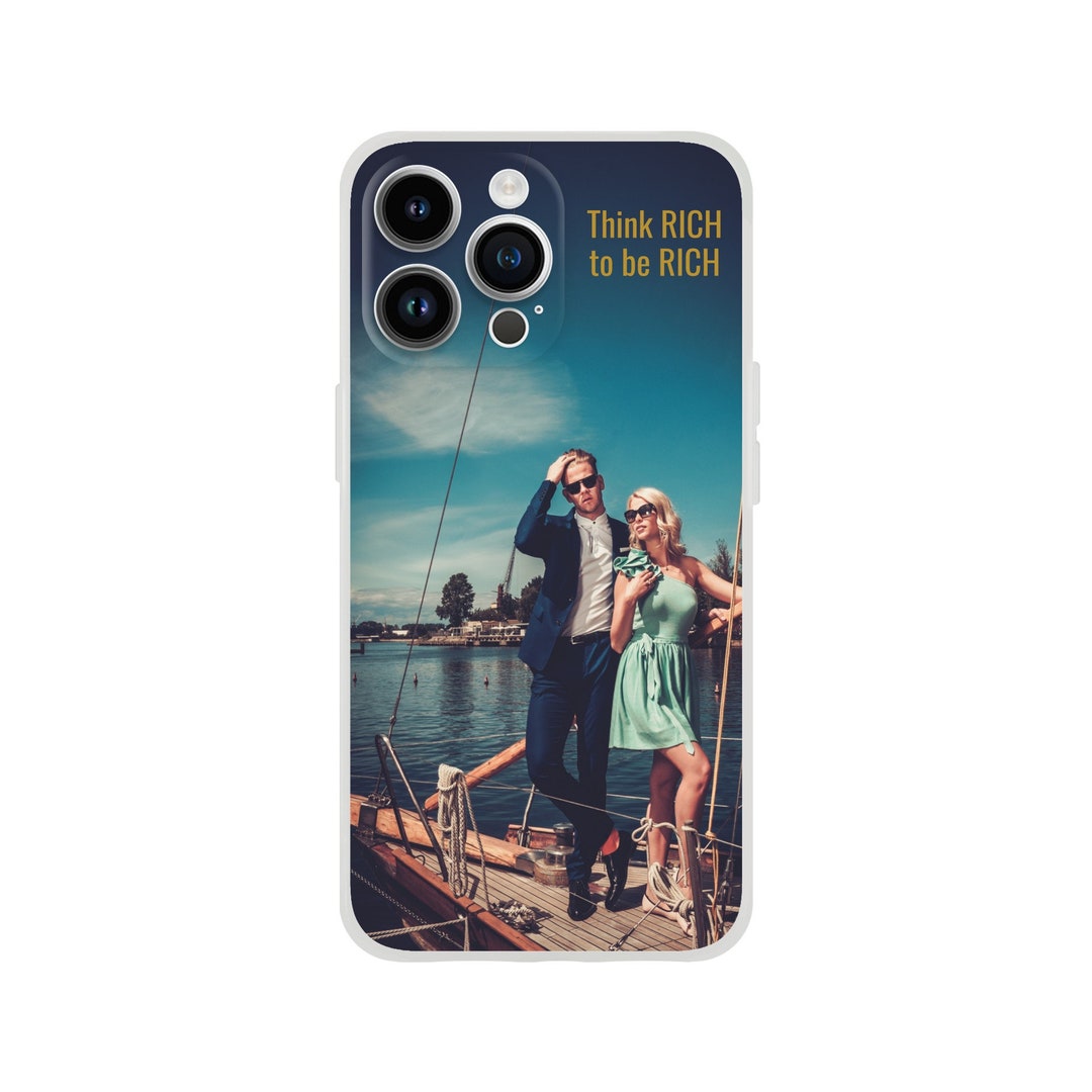 Affirmation Think Rich Flexi Case - Etsy