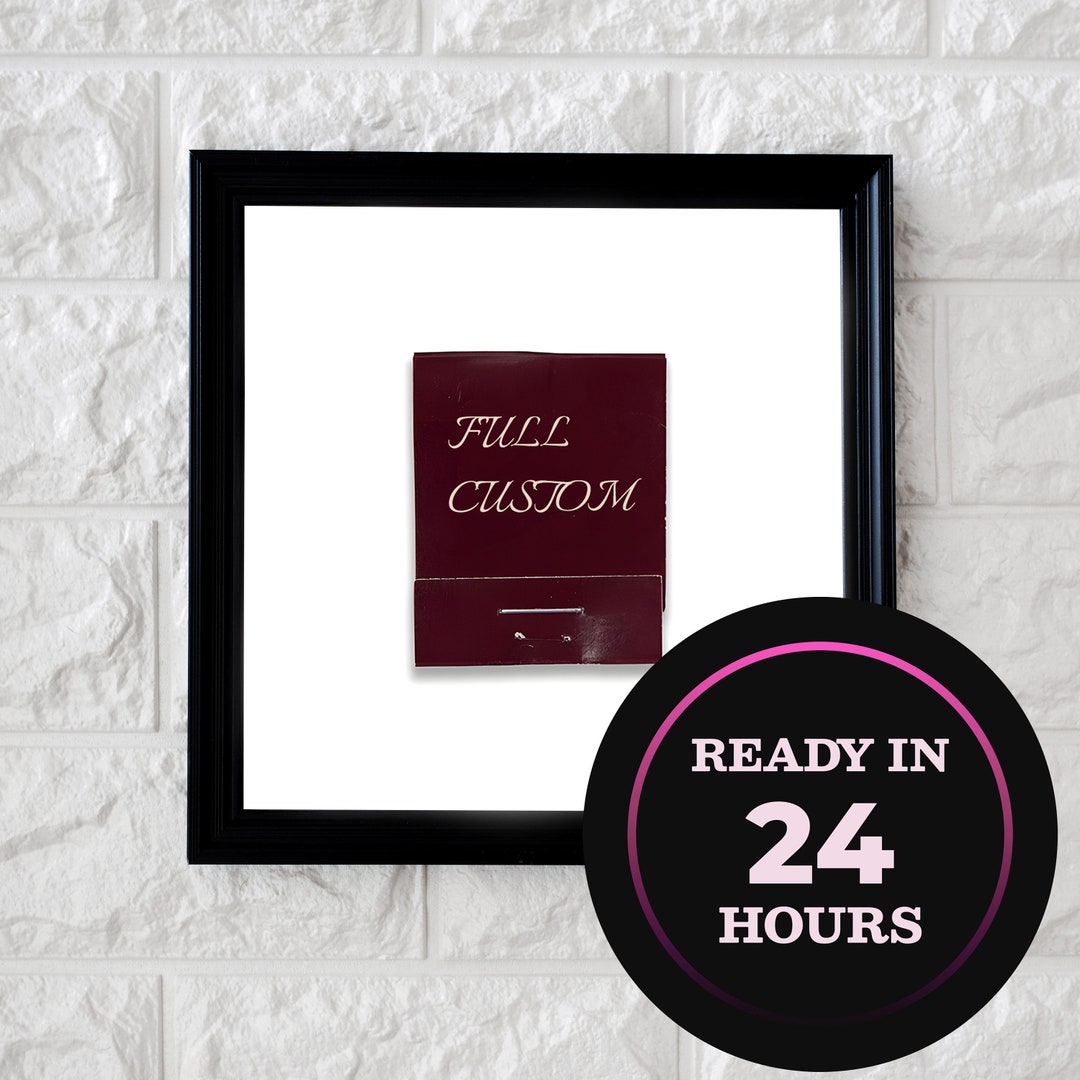 CUSTOM Single Digital Match PERSONALIZED Matchbook matchbox Gift ...