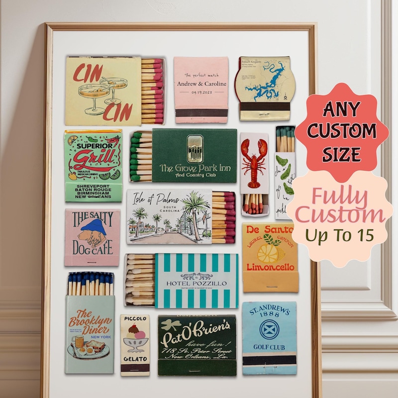 Personalized Matches - Etsy