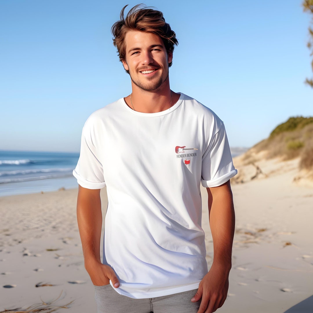 Premium T-shirt -guitar and Beer - Fender Electric Guitar T Shirt ...