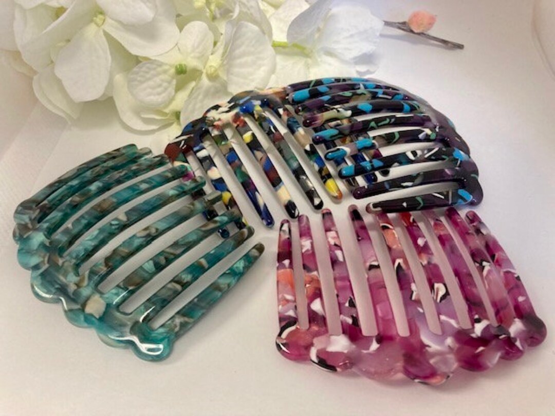 Jennah Double Thickness Beautiful Hair Comb in Our Premium Acetate - Etsy