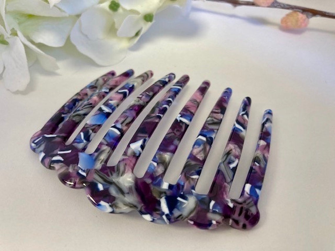Jenna Beautiful Hair Side Comb in Our Premium Acetate - Etsy
