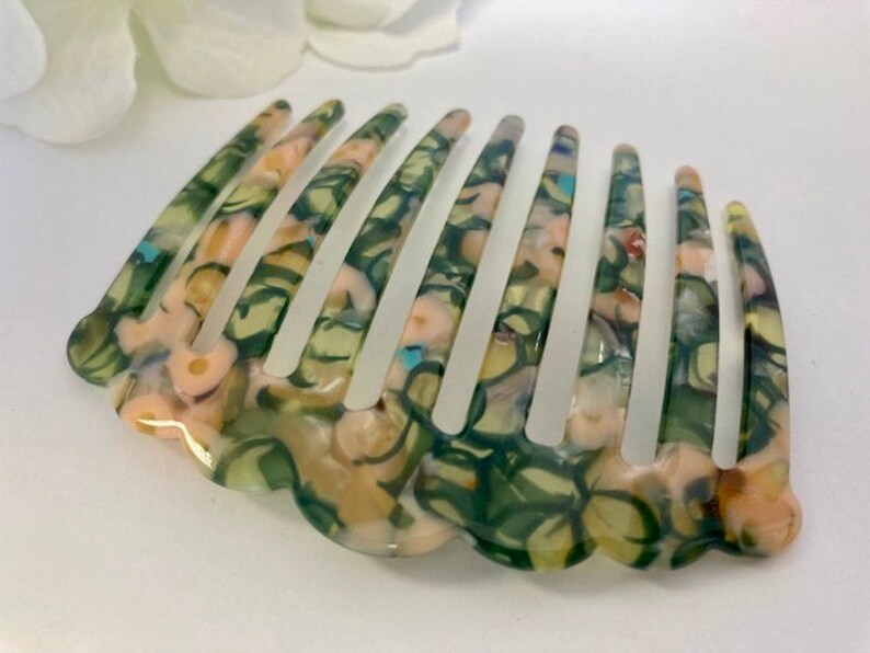 Jenna Beautiful Hair Side Comb in Our Premium Acetate - Etsy