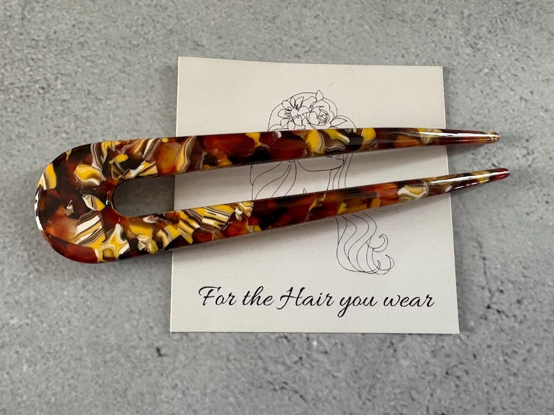 Acetate Chignon Pin - Hair Accessory - Etsy Canada
