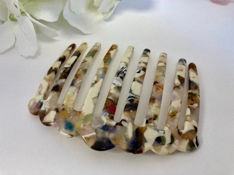 Jenna Beautiful Hair Side Comb in Our Premium Acetate - Etsy