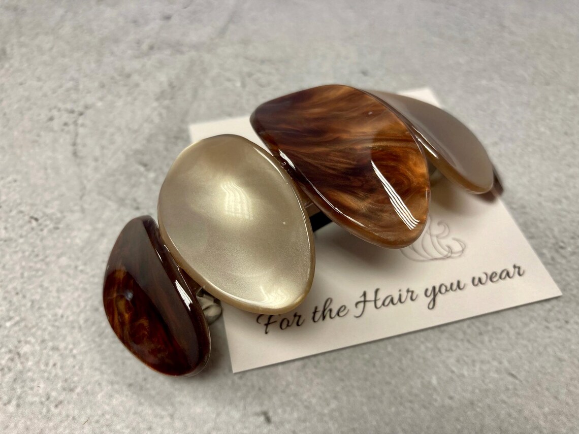 Medium Sized Hair Barrette in Acrylic - Etsy