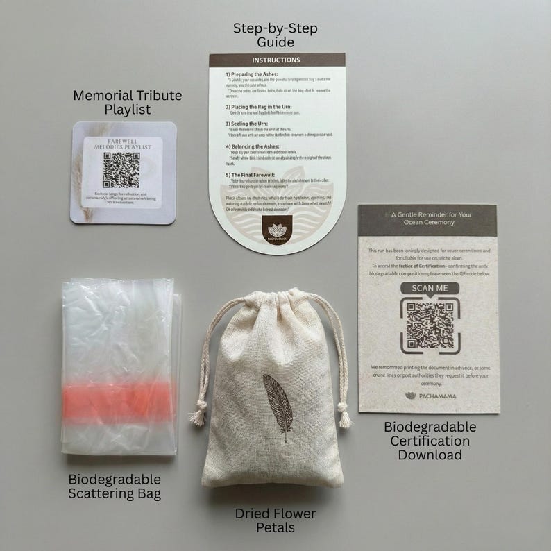 Biodegradable Cremation Urn for Ashes – Water & Earth Burial With ...