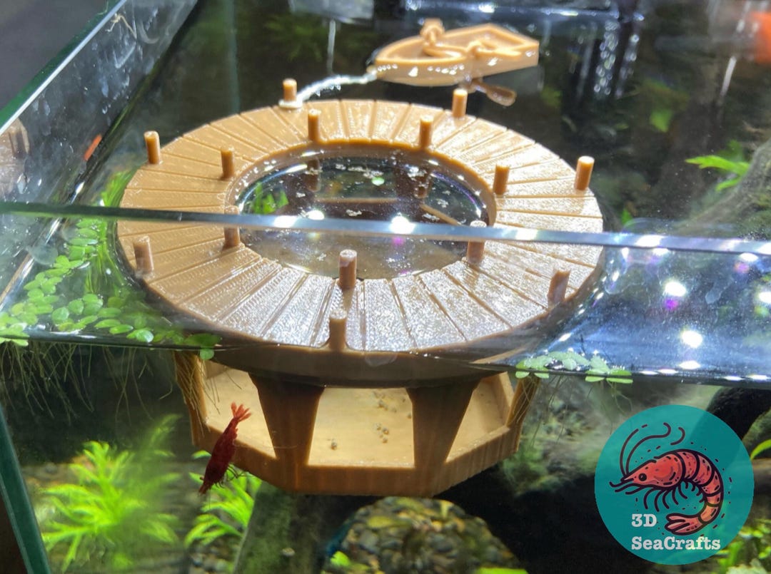 Floating Shrimp Dock Feeder: Aquarium Feeding Station - Etsy