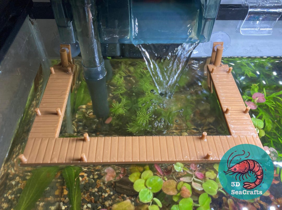 Dock/pier Filter Corral | Decorative Aquarium Filter Guard | Floater ...