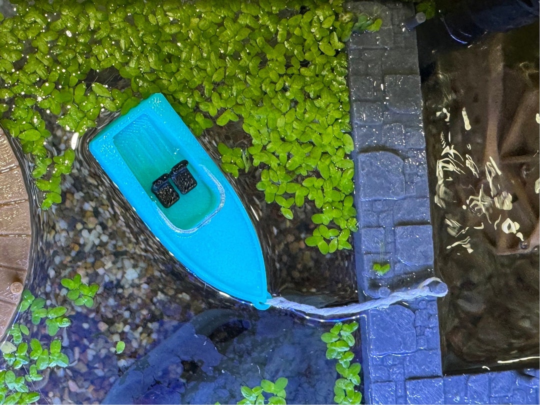 Speedboat Floating Decor | Decorative Aquarium Floater | Water Surface ...