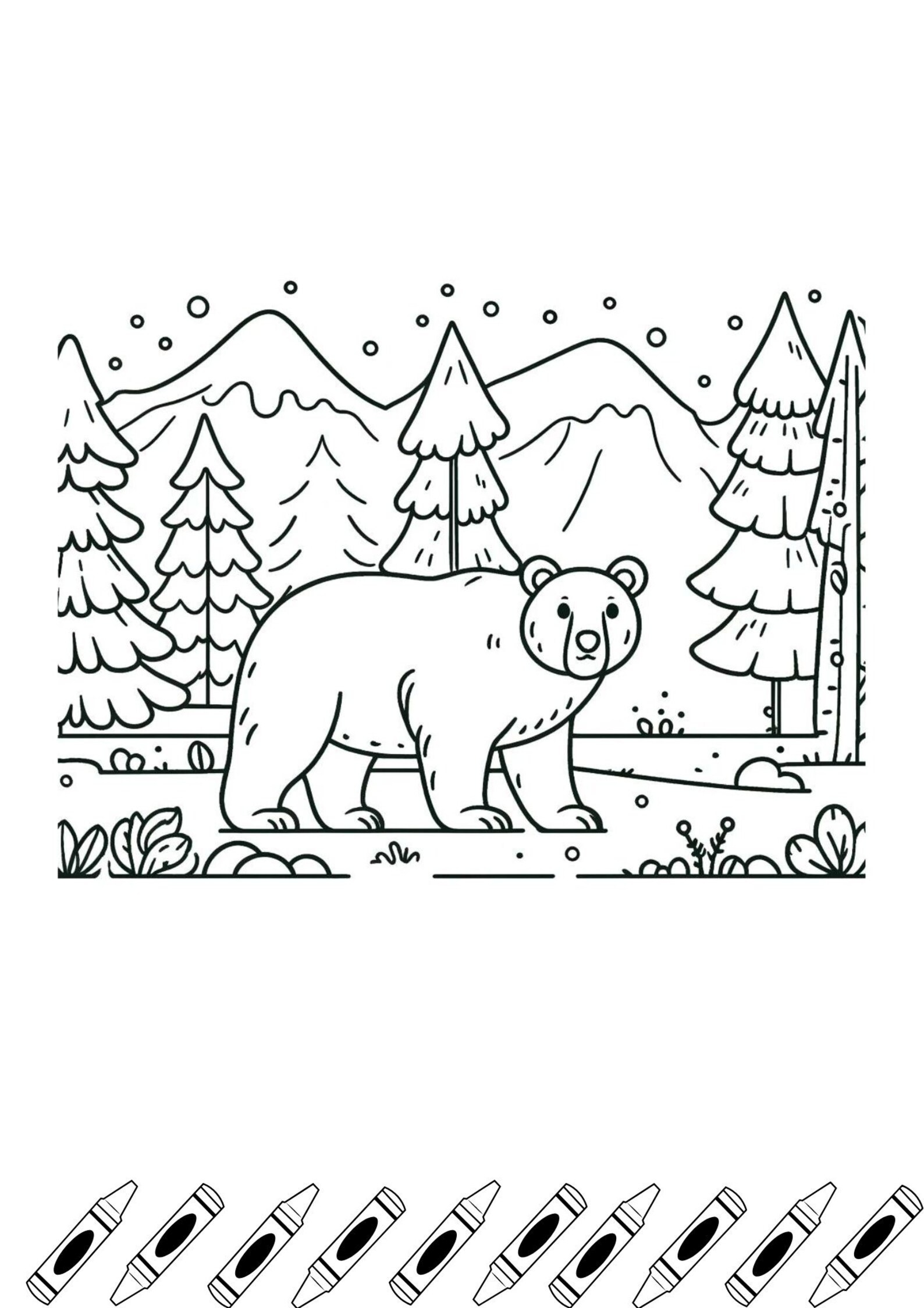 20 Easy Printable Coloring Pages for Kids, Toddlers, Preschoolers ...