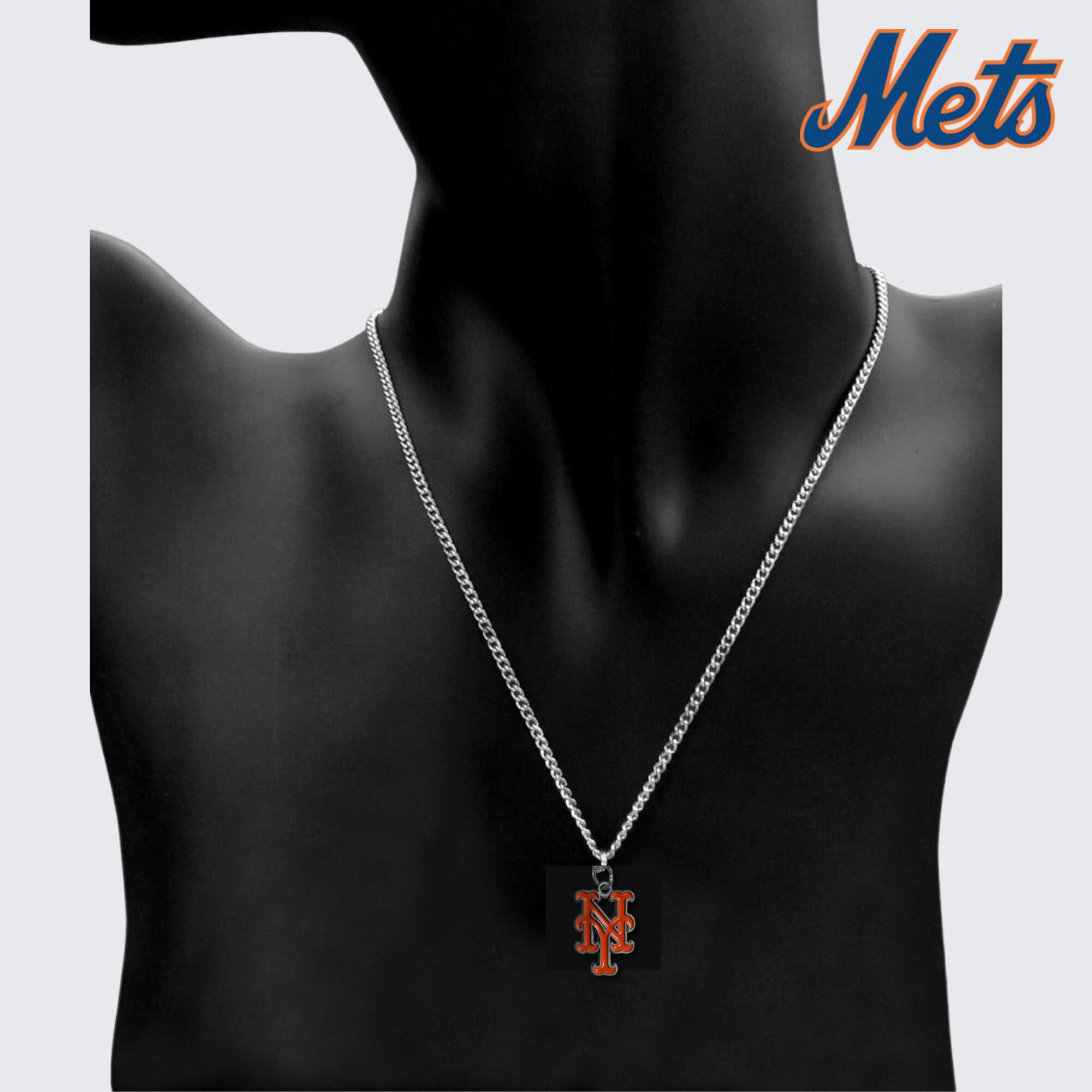 N.Y. Mets Logo Pendant Necklace - Etsy